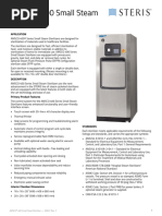 AMSCO Lab Series Small Tech Data Sheet English | PDF | Steam | Water