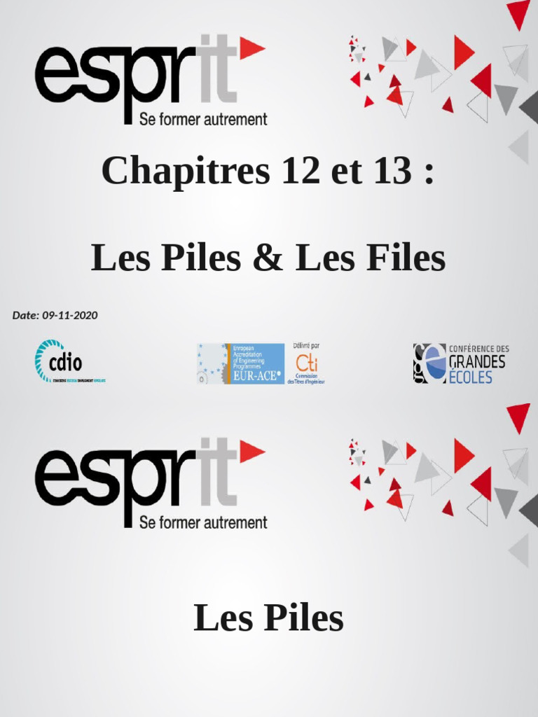 Piles et Files : Structures de Données LIFO et FIFO | PDF | Pointeur ...