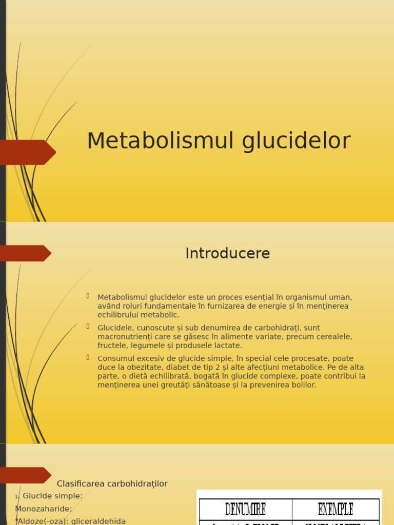 Metabolismul Glucidelor | PDF