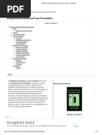 5Ps in Case Formulation | PDF | Career & Growth