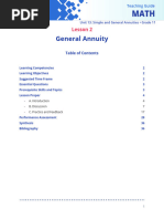 MODULE 13 - General Annuity | PDF | Present Value | Interest