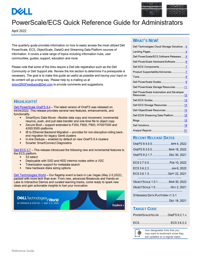 PowerScale/ECS Admin Guide April 2022 | PDF | Cloud Computing | Microsoft Azure