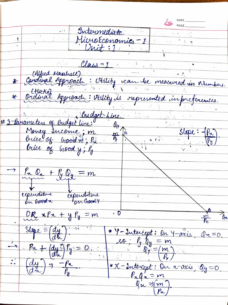 Inter Micro Unit 1 Notes | PDF
