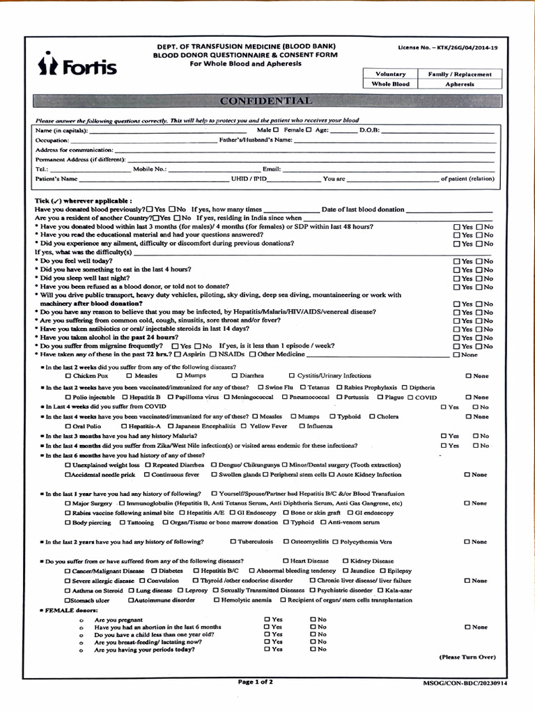 Blood Donation Eligibility | PDF | Blood Donation | Infection