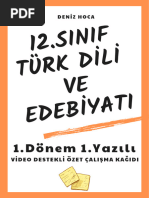 Sozcukte Yapi Calisma Kagidi 1 | PDF