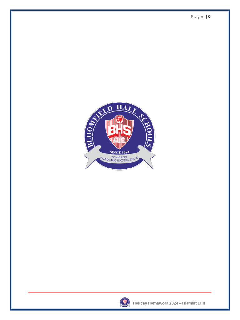 Islamiyat Lfiii HHW 2024 | PDF | Muhammad | Quran