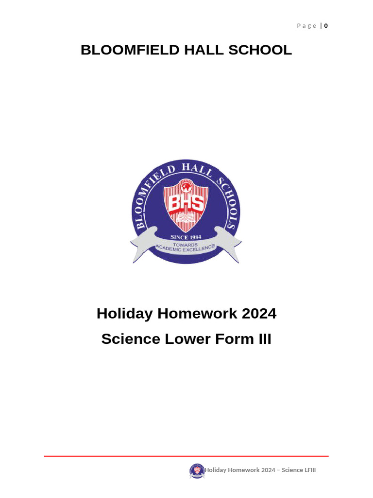 Science Lfiii HHW 2024 | PDF | Acid | Nitric Acid
