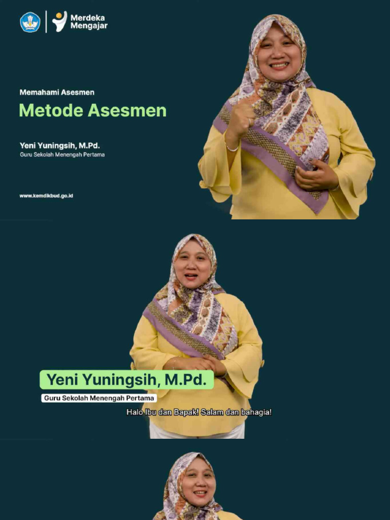05 Metode Asesmen Pembelajaran | PDF