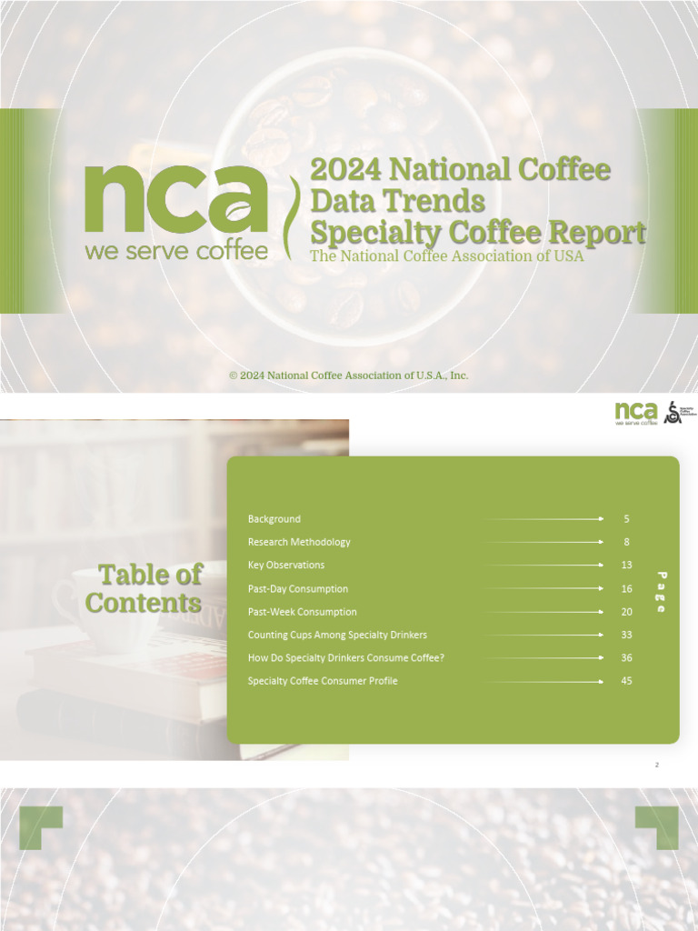 2024 National Coffee Data Trends Specialty Coffee Report The National ...