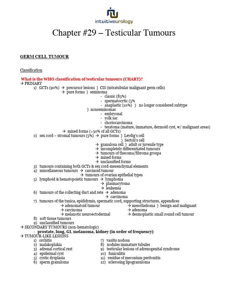 Testis - Tumors | PDF | Testicle | Neoplasms