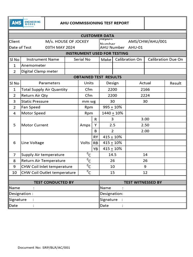Chwahu Commissionig Report | PDF | Mains Electricity | Electromagnetism