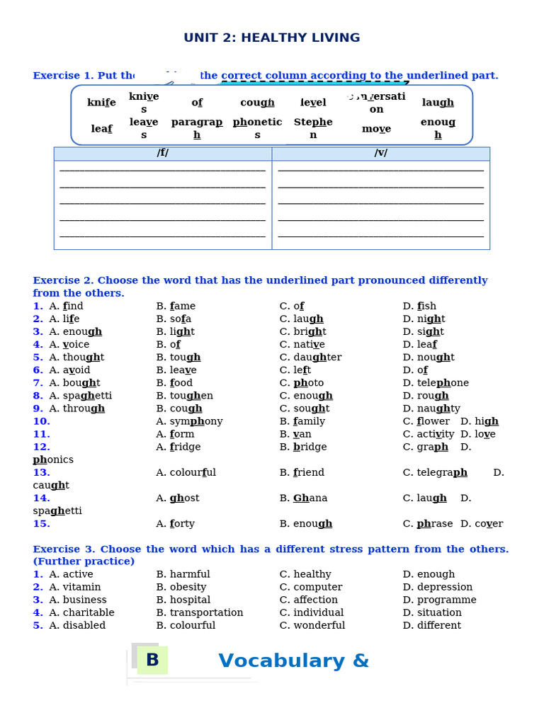 E7 - Unit 2 (HS) | PDF | Foods | Lunch