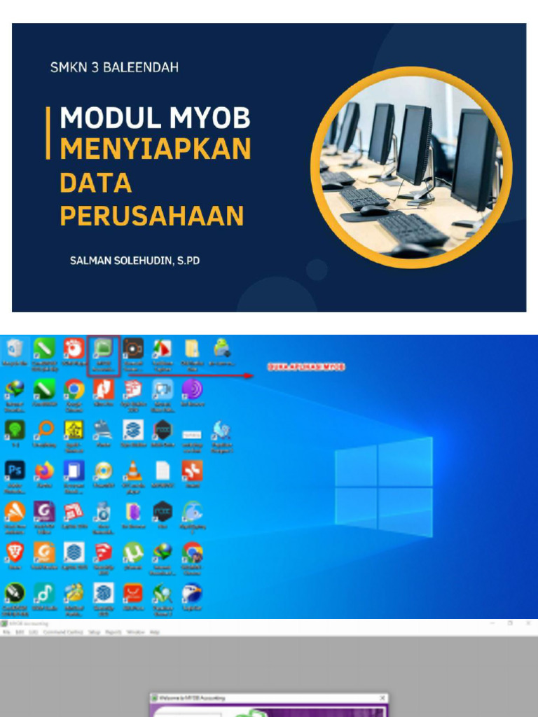 Modul Myob Salon Cantik-Data Perusahaan-1 | PDF