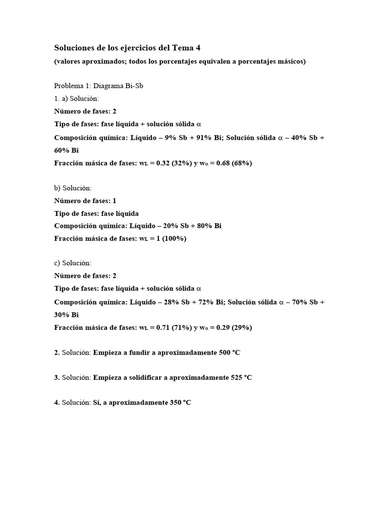 Soluciones Ejs Tema 4 | PDF | Mecánica estadística | Fases de la materia