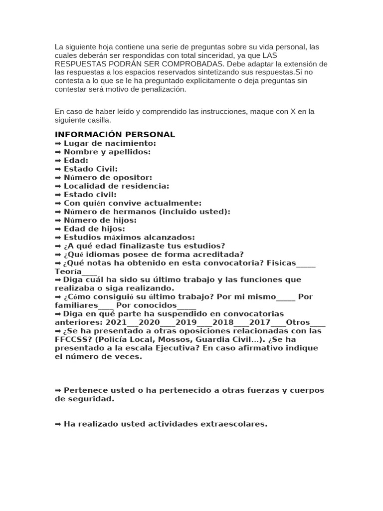 Biodata CNP 1 | PDF | Policía