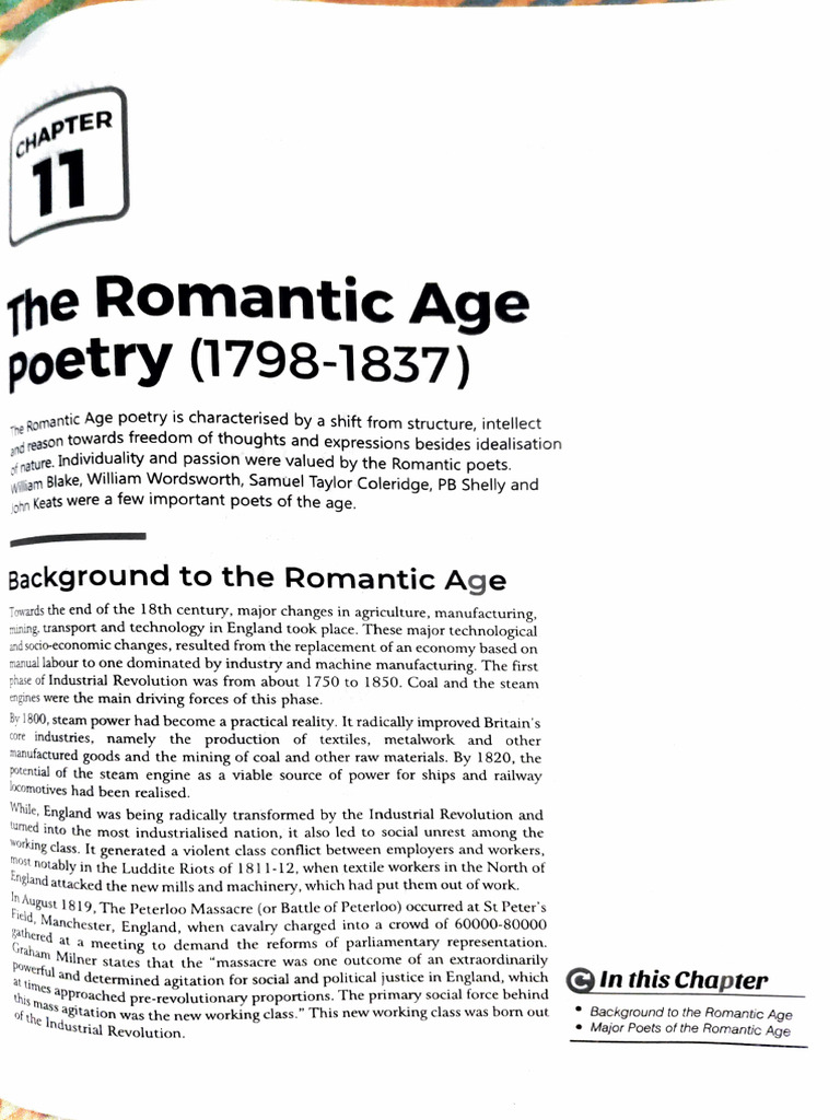 Romantic - Victorian Poetry | PDF | Romanticism | William Wordsworth