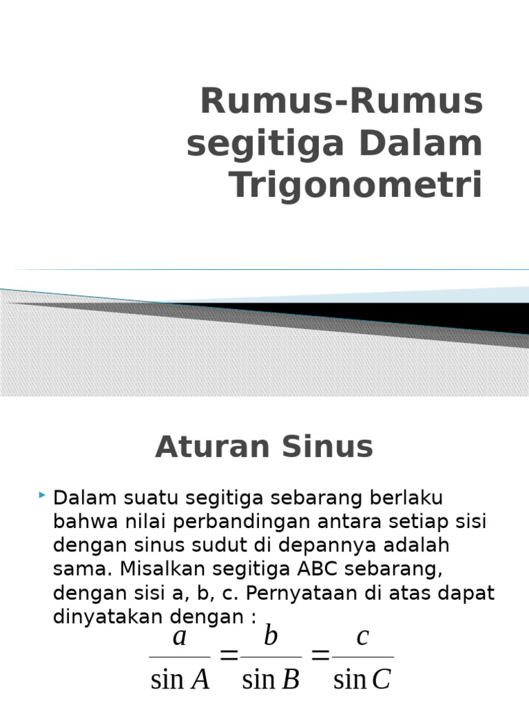 Aturan Sinus | PDF