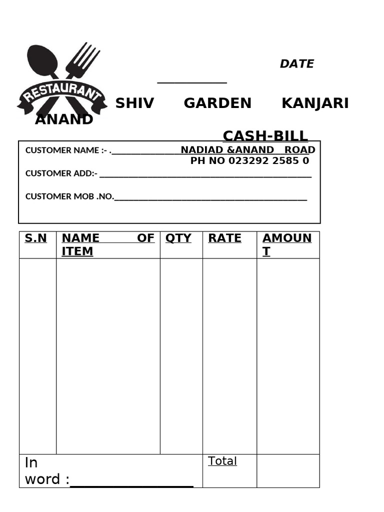 Bill Copy Brake Down | PDF