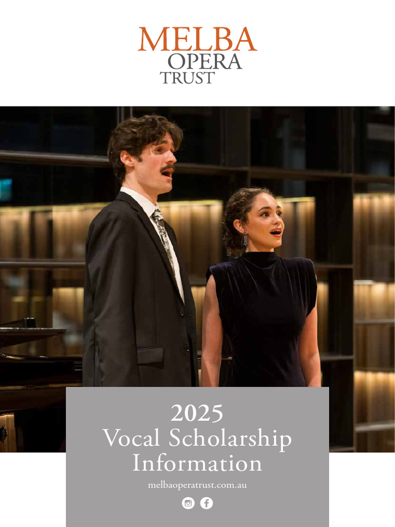 2025-Vocal-Scholarship-Information-Brochure 6067343 | PDF | Audition | Video