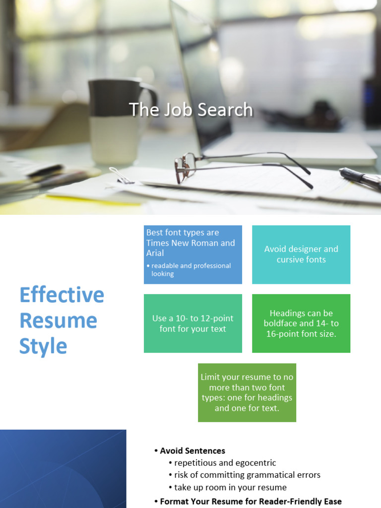The Job Search | PDF | Résumé | Syntax