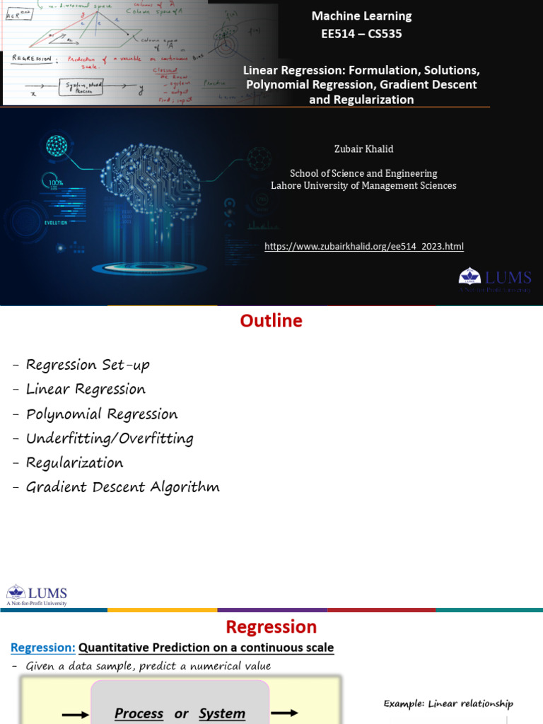 Notes 04 | PDF | Regression Analysis | Linear Regression