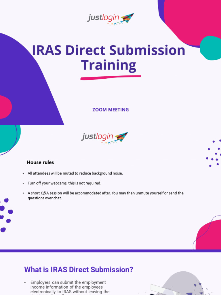 IRAS Direct Submission Slides | PDF | Computing | Software