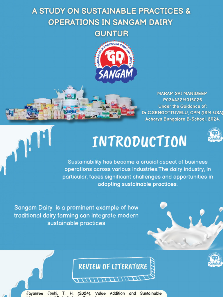 PPT_ Manideep | PDF | Brand | Dairy
