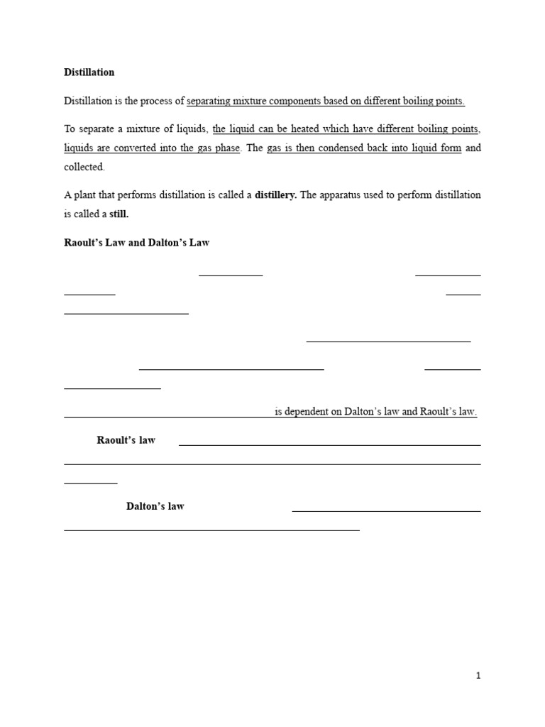Distillation | PDF | Distillation | Vapor