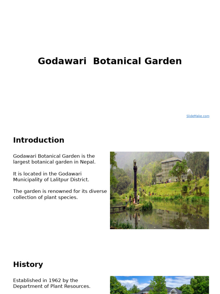 Godawari Botanical Garden | PDF | Biodiversity | Conservation Biology
