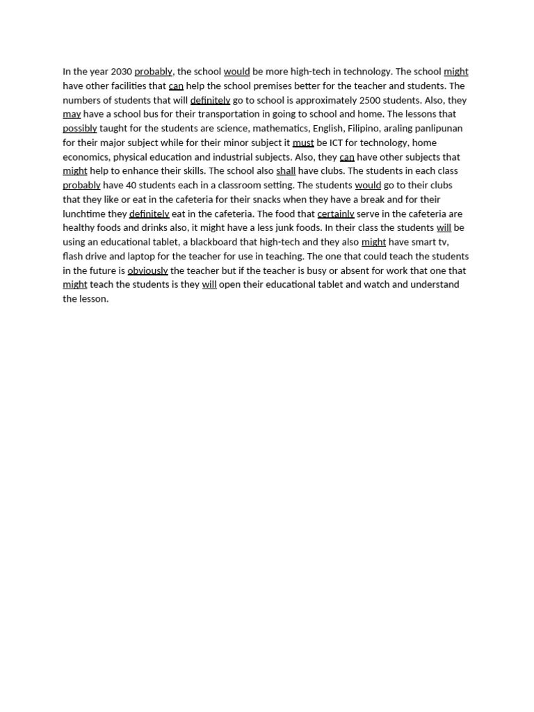 In The Year 2030 Probably | PDF