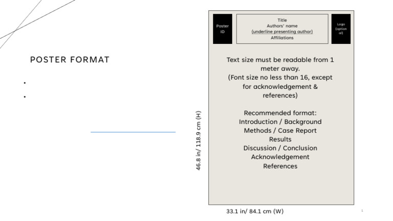 Poster Guidelines - MIH Megatrends 2024 | PDF | Text | Publishing