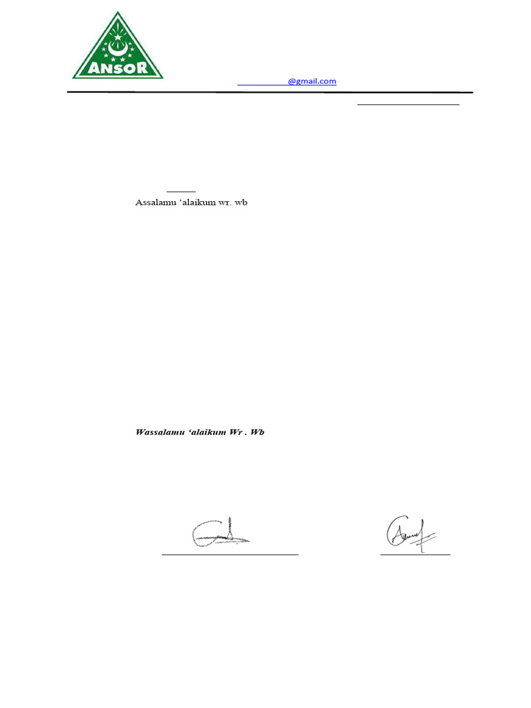 Surat Permohonan SK Pac | PDF