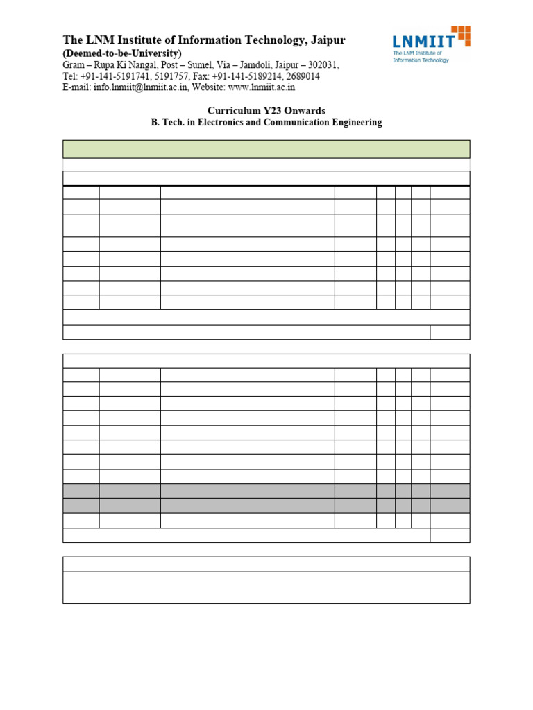 y23 Btech Ece | PDF | Electronics | Electronic Engineering