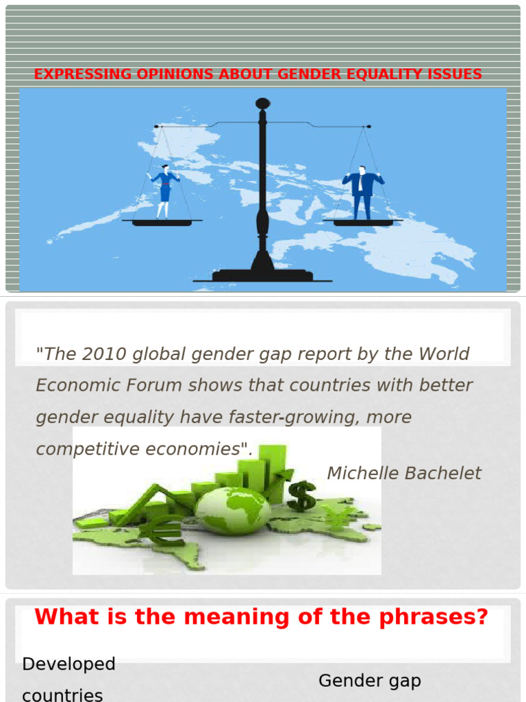 Gender Equality Issues and Perspectives | PDF | Self-Improvement | Wellness