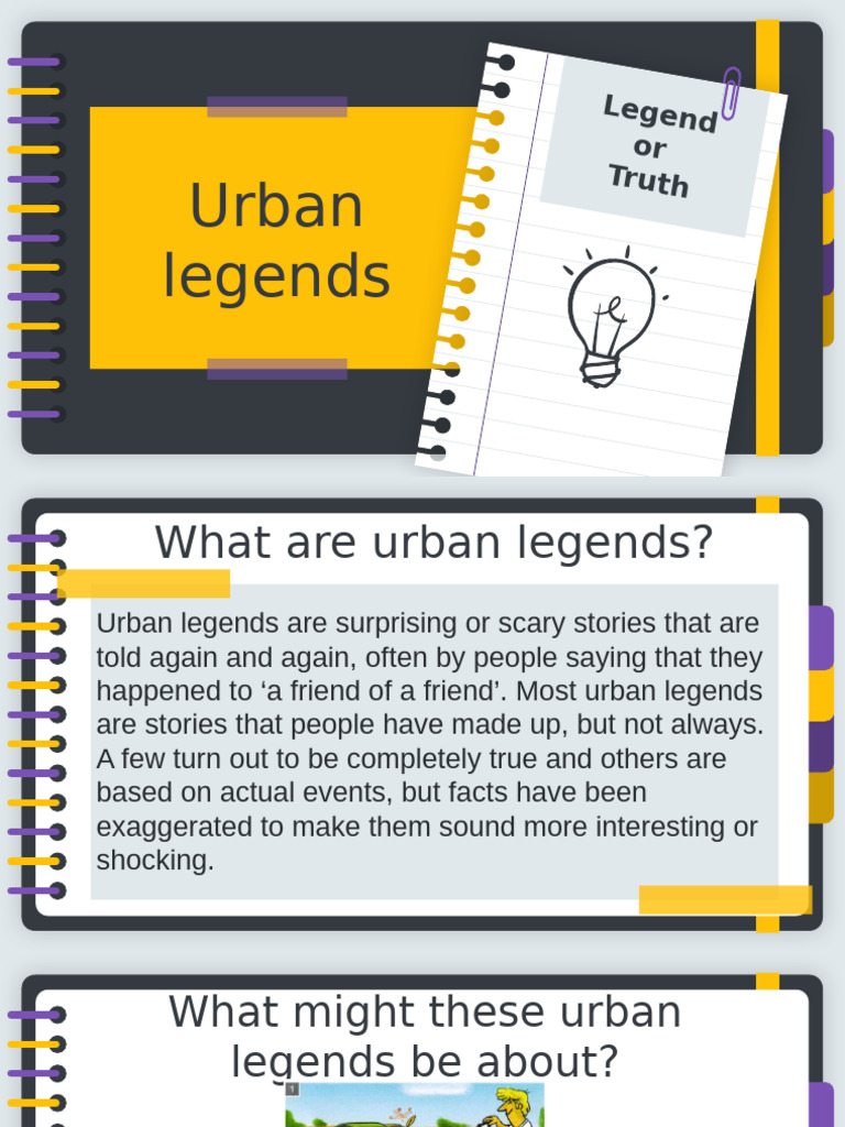 Urban Legends: Truth or Fiction? | PDF