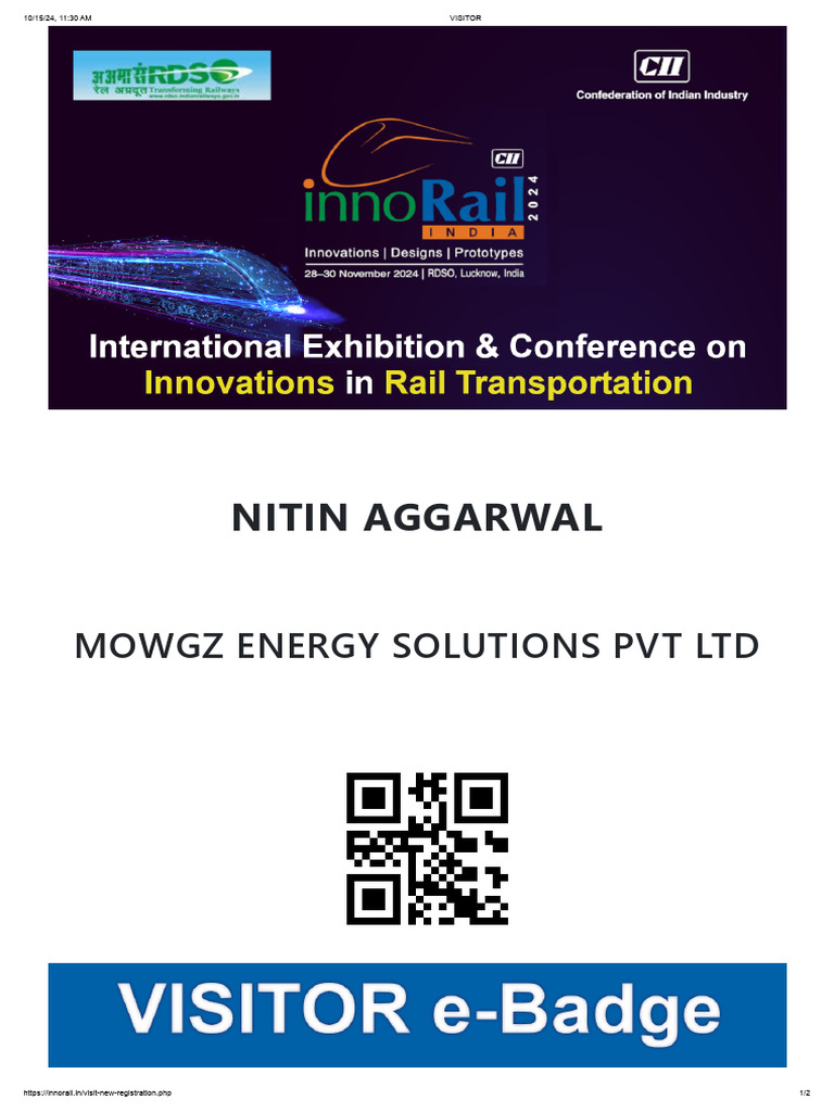 Inno Rail India 2024 | PDF | Business | Finance & Money Management