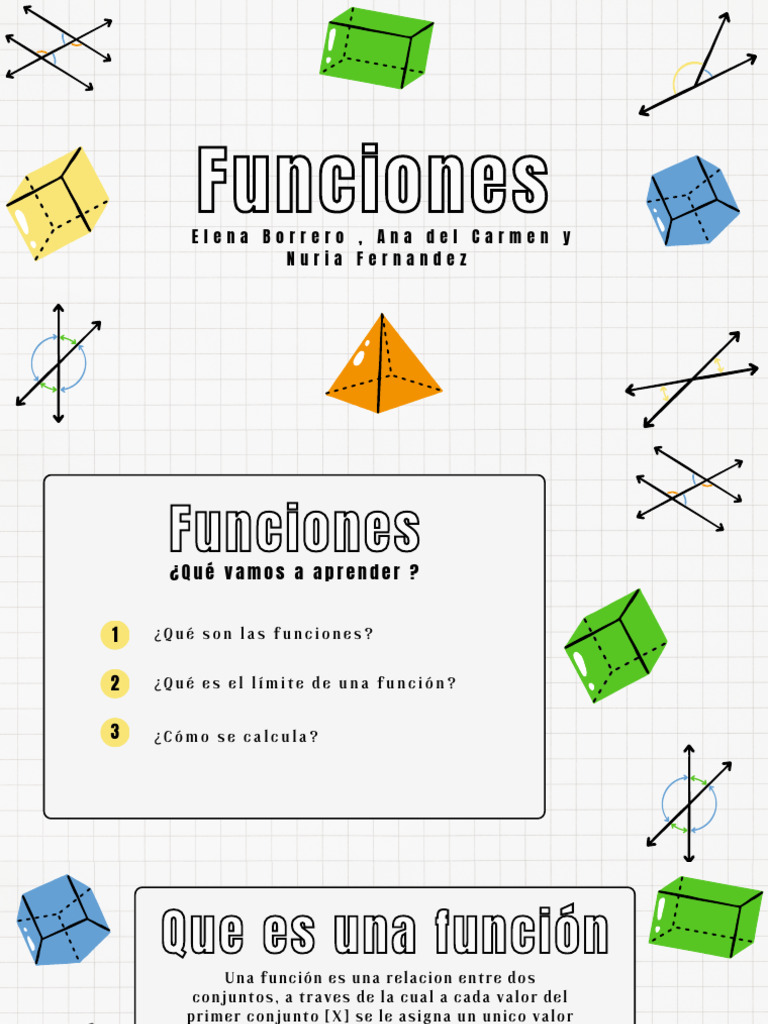 Presentación Agenda de Clase Matemáticas Ilustrativo Colorido | PDF