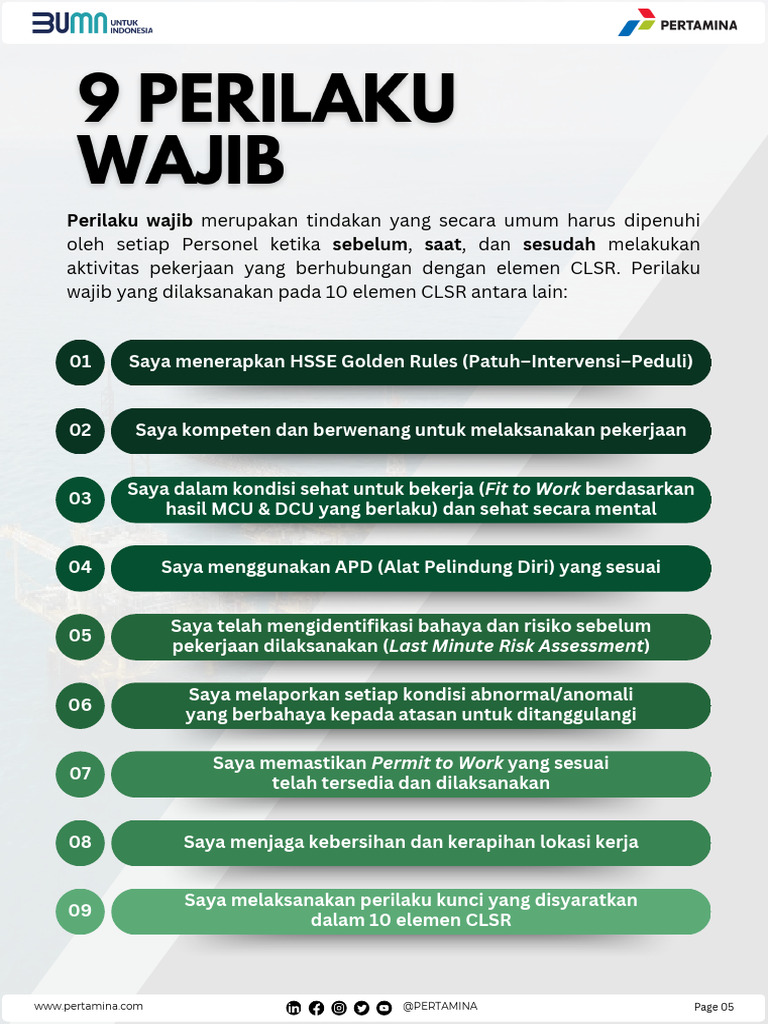 9 Perilaku Wajib | PDF