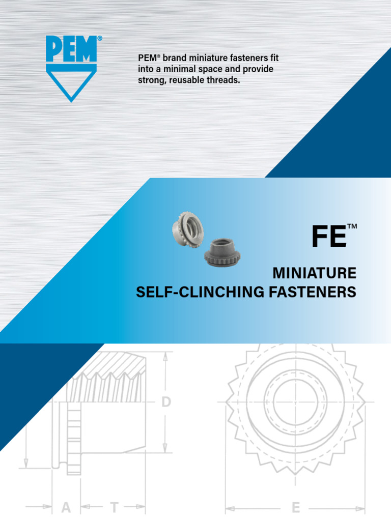 Self Clinching Nut Standard | PDF | Screw | Nut (Hardware)