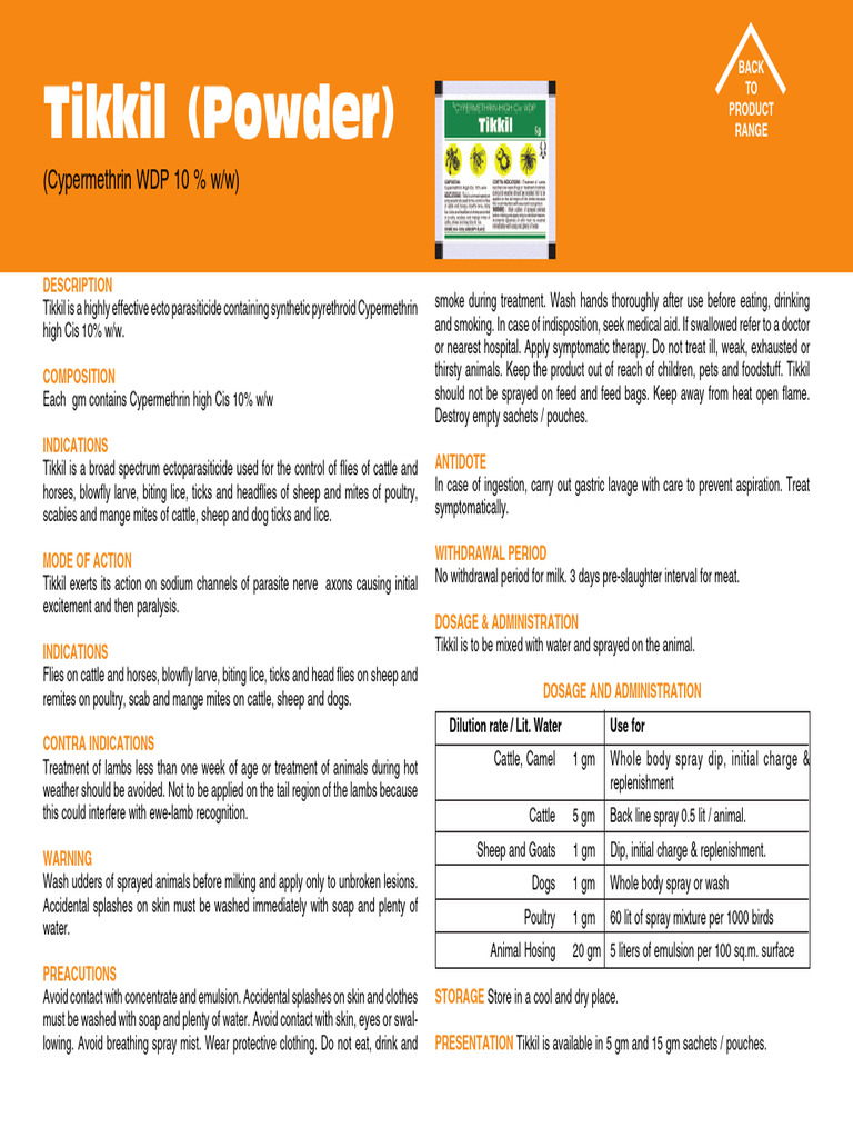 tikkil-powder | PDF | Sheep