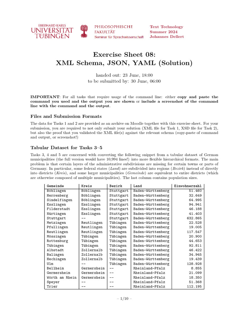 Texttech Ex08 Solution | PDF | Xml | Persistence