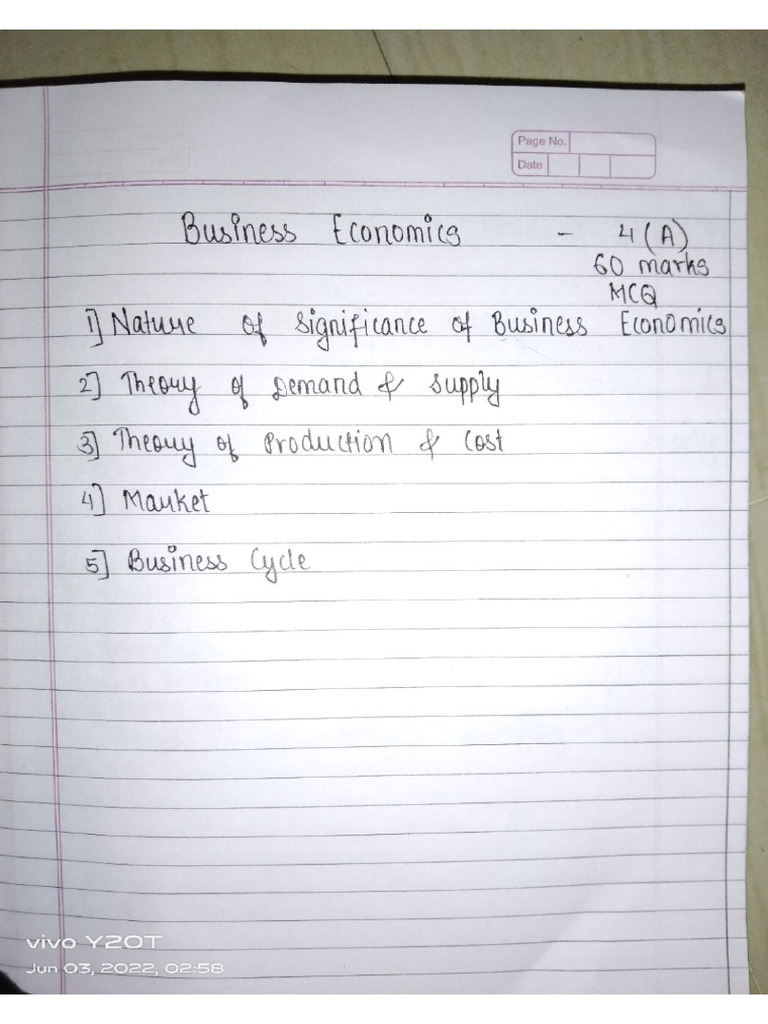 Economics (Chapter 2) | PDF