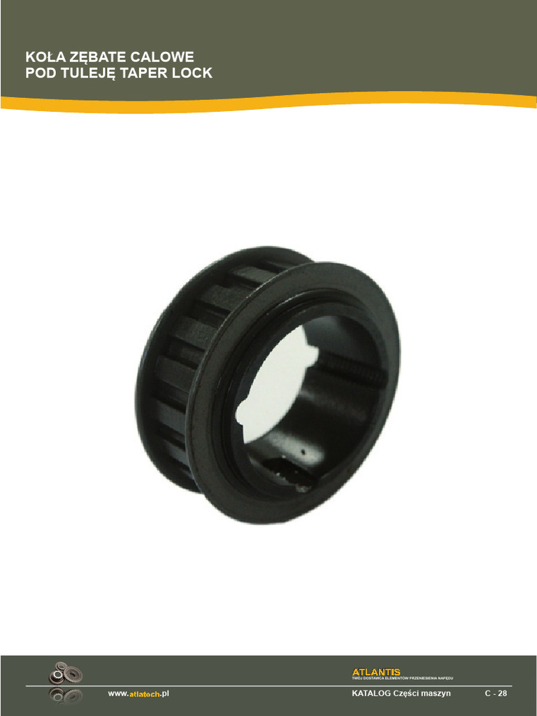 C 07 Kola Zebate Calowe Pod Tuleje Taper Lock | PDF