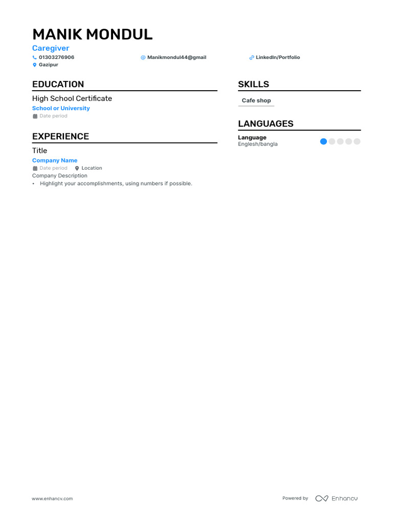 Manik Mondul Resume | PDF
