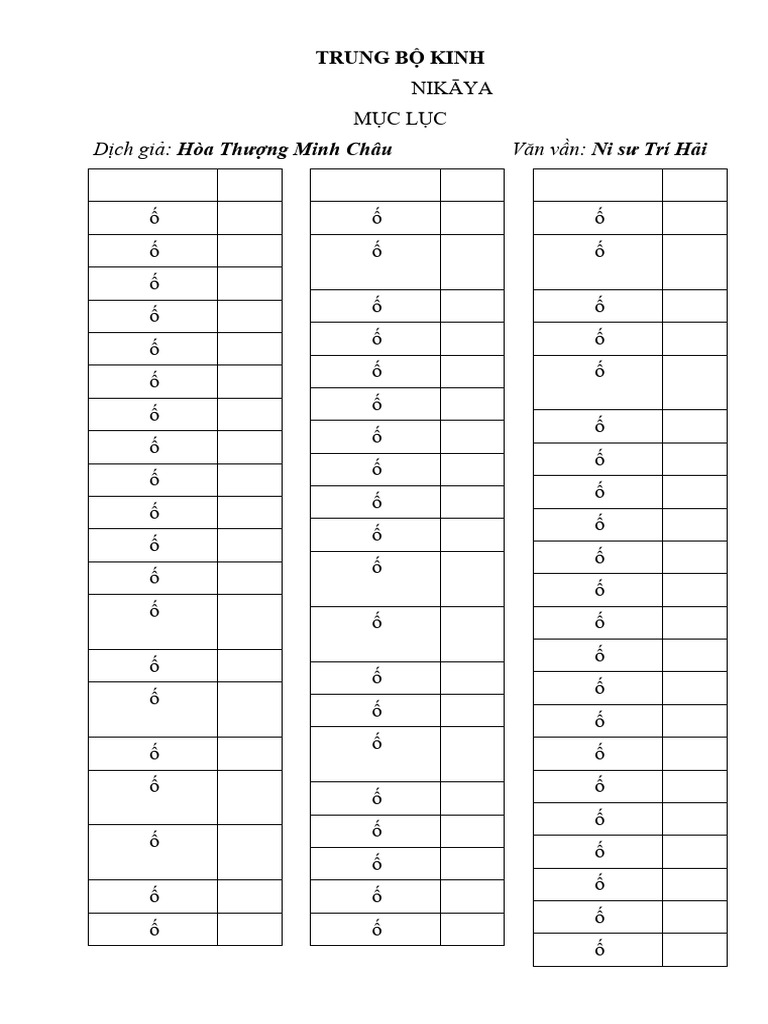 Ke Tung Kinh Trung Bo Tron Bo | PDF