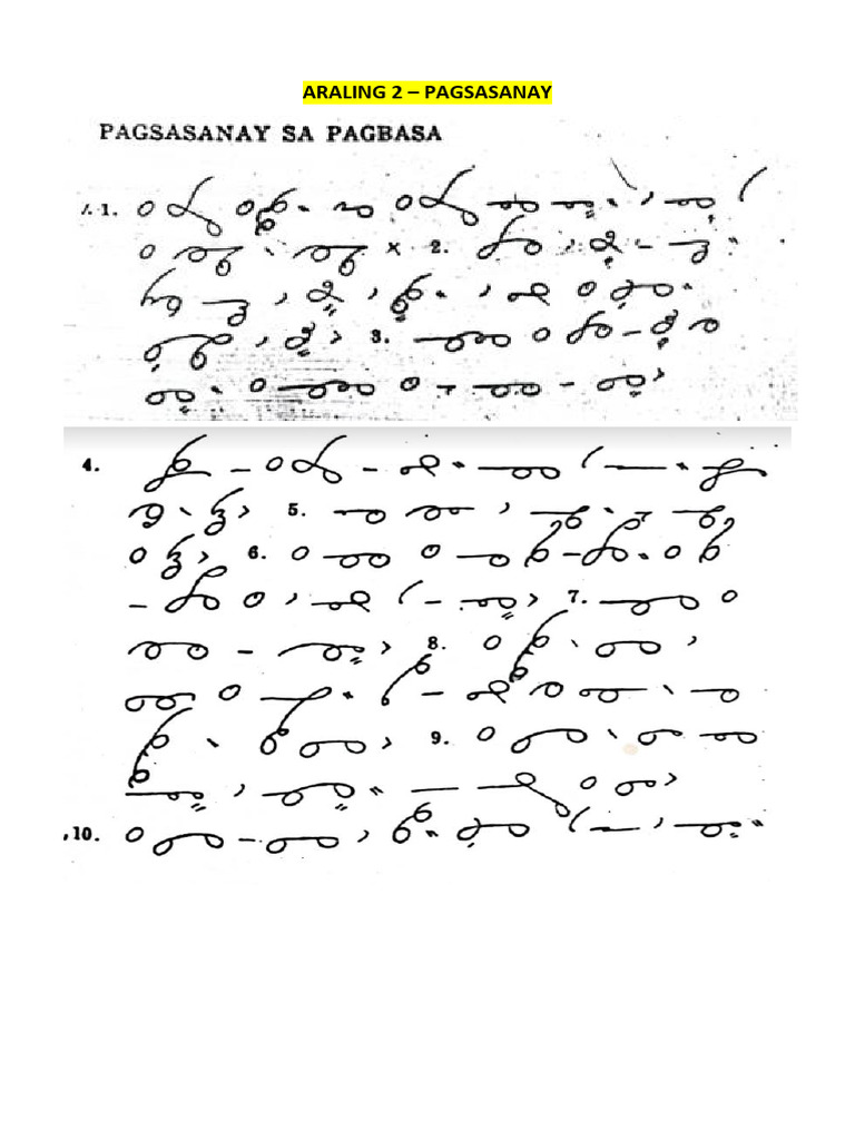 Pagsasanay Araling 2 5 Assignment Fil Steno | PDF