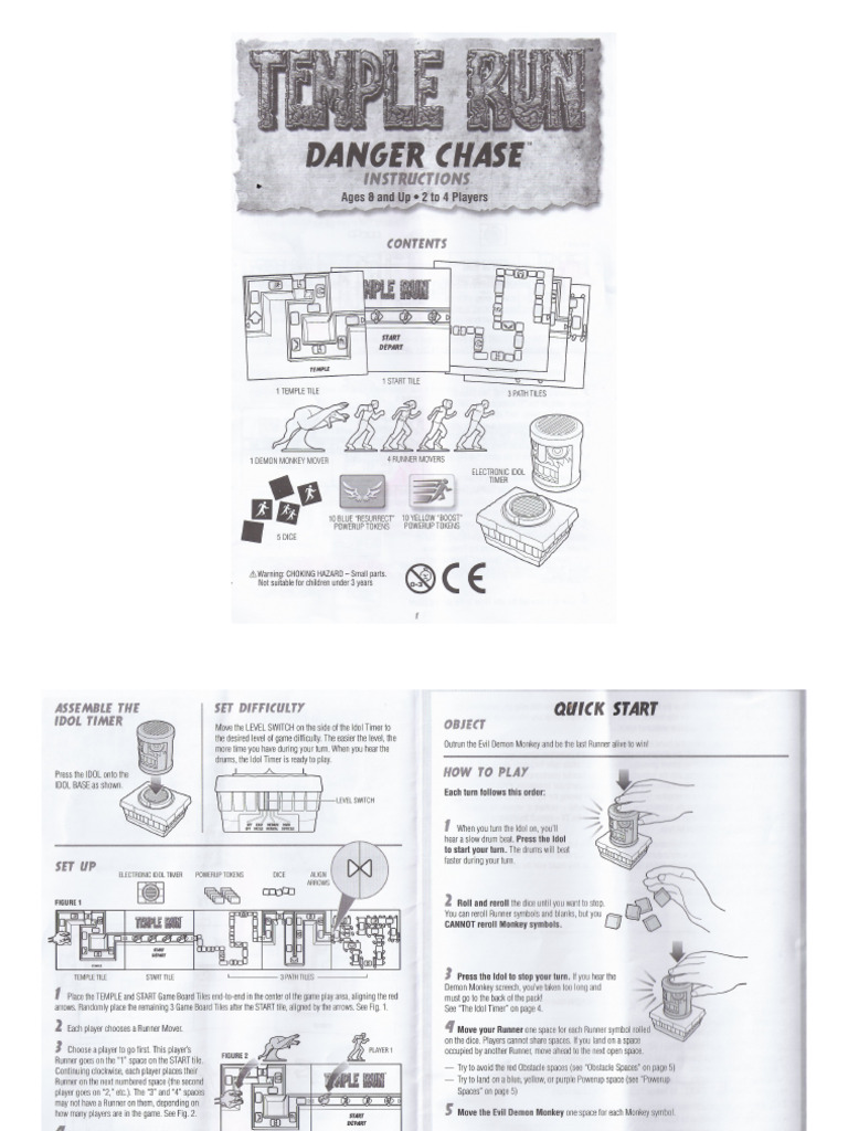 Temple Run Instructions | PDF