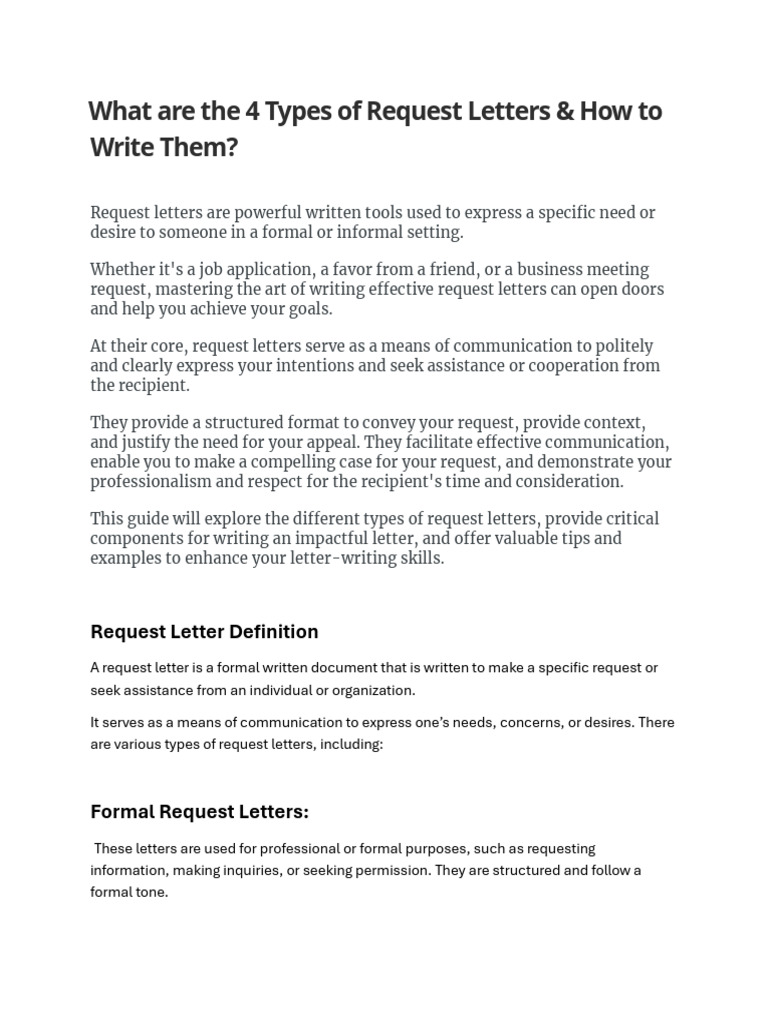 Letters of Request | PDF | Communication | Information