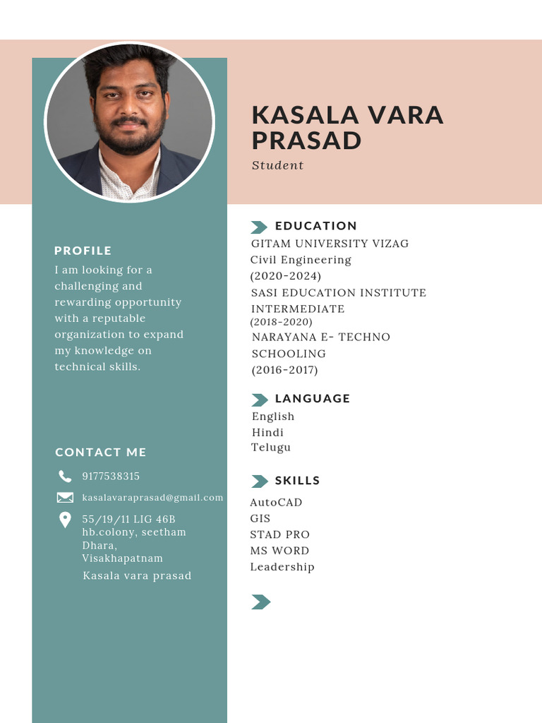 Civil Engineering Student Profile | PDF