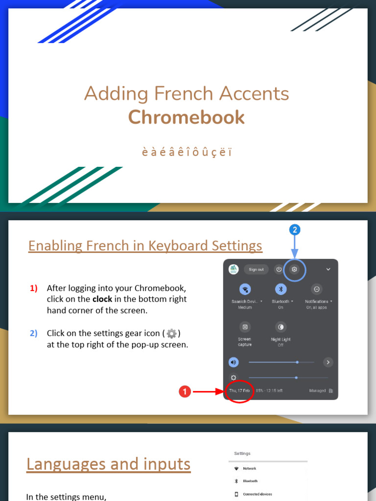 French Accents On Chromebook Keyboard | PDF